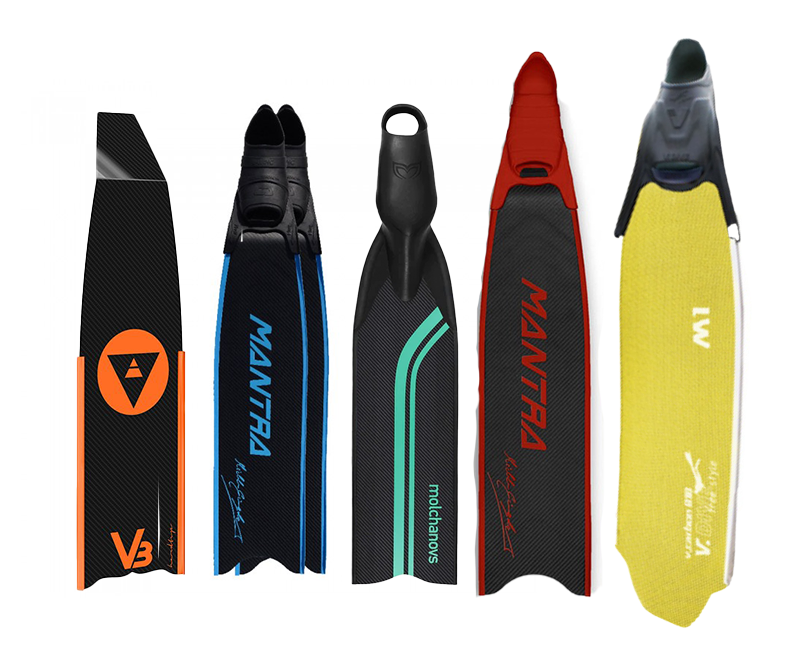 Carbon vs normal Freediving fins - Seapixels Dive Team